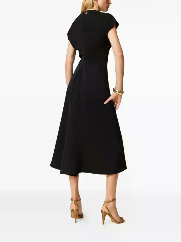 TWINSET Draped Midi Dress