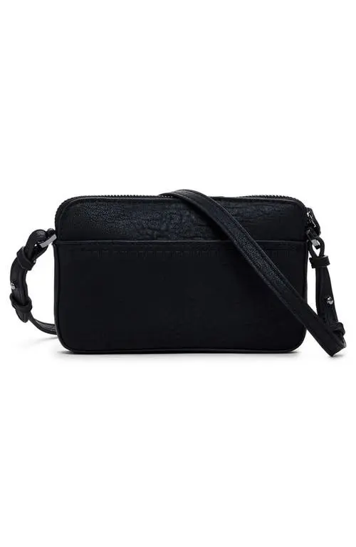 Desigual Embroidered Faux Leather Crossbody Bag