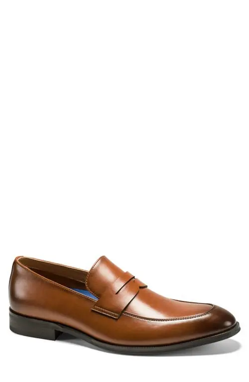 KENNETH COLE Moore Penny Loafer - Cognac