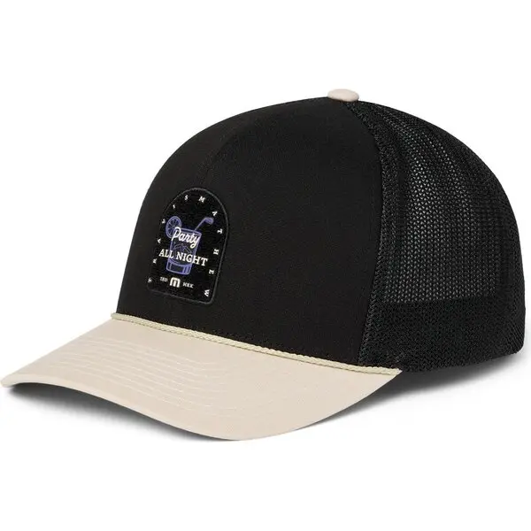 Travis Mathew Beer Break Snapback Cap - Black
