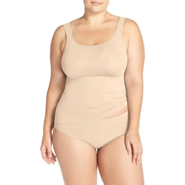 Nordstrom Two-way Seamless Tank - Beige Soft