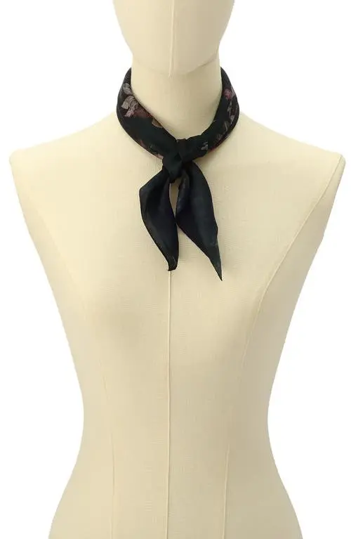 ALLSAINTS Evia Adena Silk Bandana - Blue