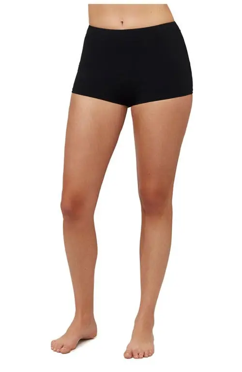 GOTTEX Basic High Waist Swim Short - Black