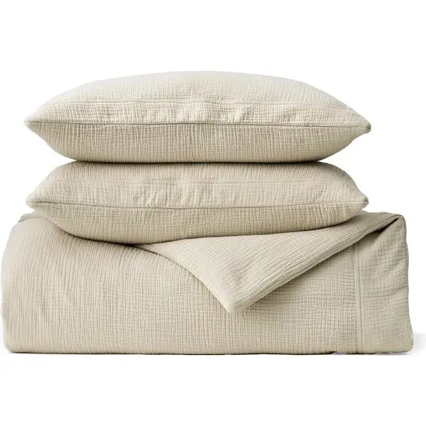 BOLL & BRANCH Dream Duvet Cover & Shams Set - Sand