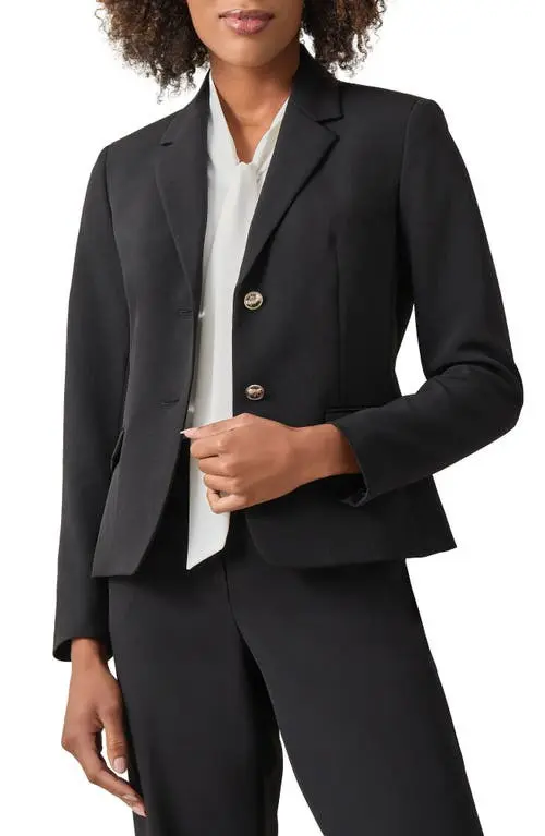 KASPER Two-button Blazer - Black