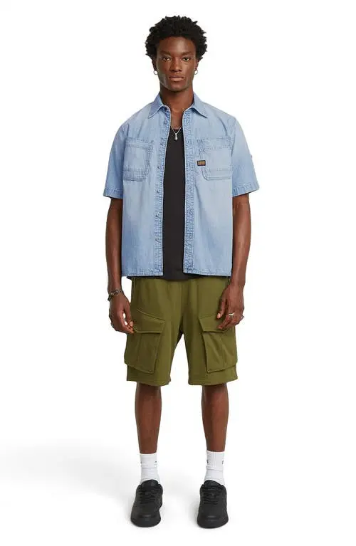 G-star Raw Short Sleeve Denim Button-up Shirt