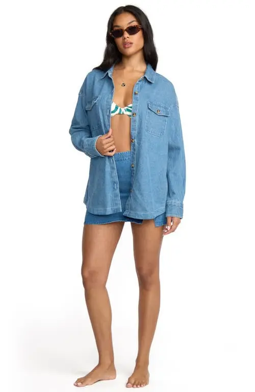 BILLABONG Fadeaway Denim Shacket