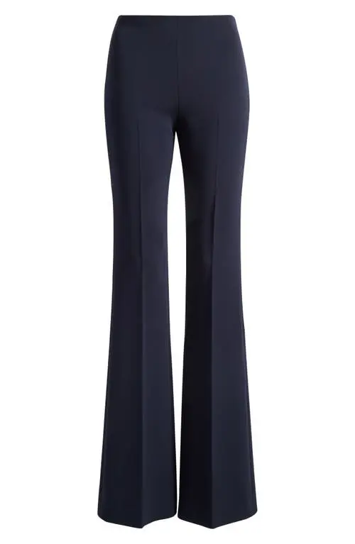 Theory Admiral Crepe Flare Leg Pants - Deep Navy