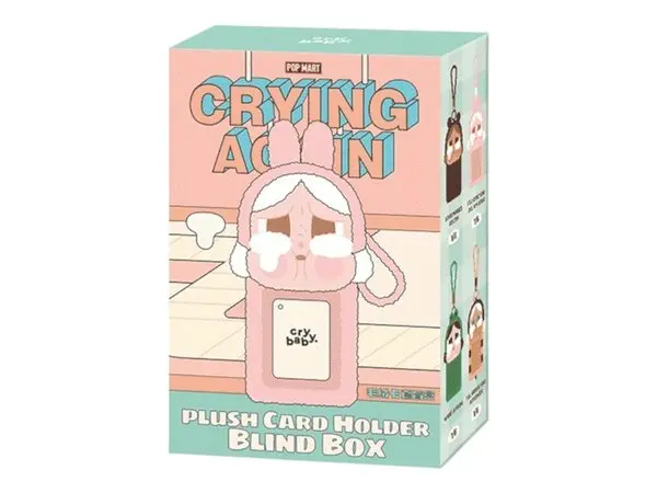 POP MART Crybaby Crying Again Series Card Holder Single Blind Box - Multicolor
