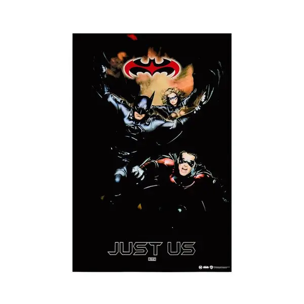 Kith X Batman Just Us Poster - Multicolor