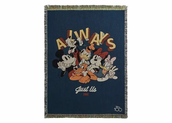 Kith X Disney Mickey & Friends Tapestry Blanket Vista - Multicolor