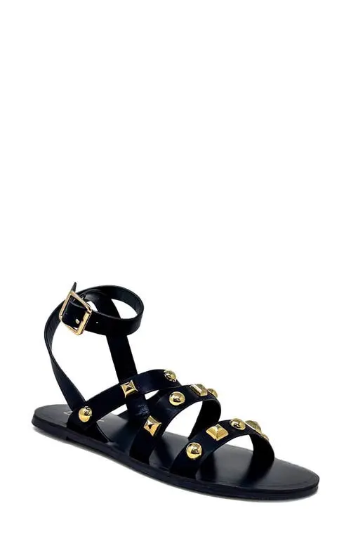 SHU SHOP Daphne Studded Gladiator Sandals - Black