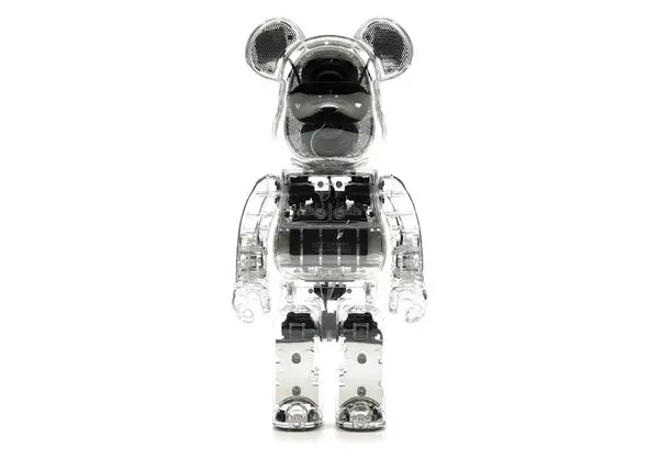 BE@RBRICK Rinaro Audio 400% Portable Speaker Clear - Multicolor