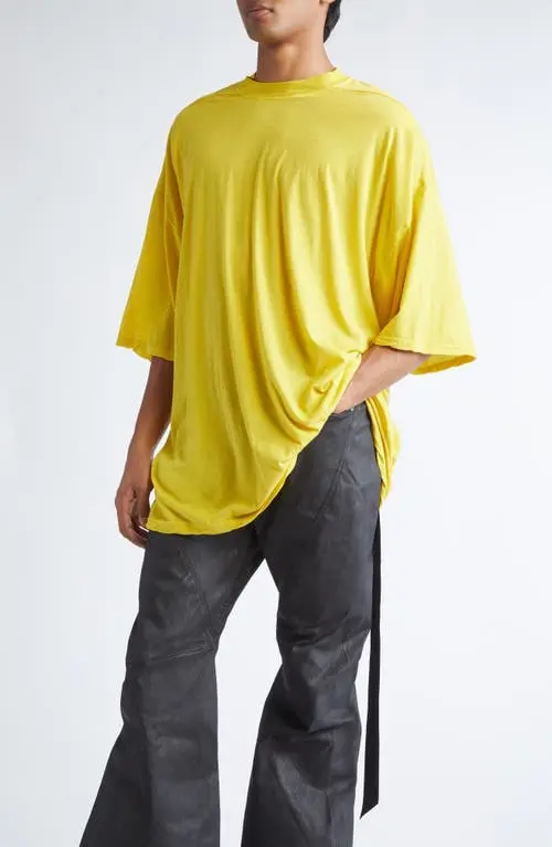 Rick Owens Tommy Oversize T-shirt - Lemon