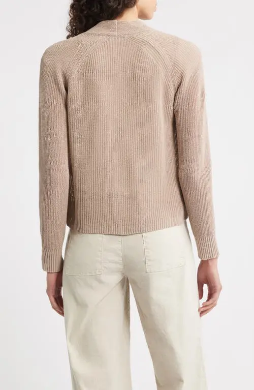 Eileen Fisher Organic Cotton & Silk Rib Cardigan