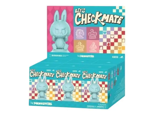 POP MART Labubu The Monsters Let's Checkmate Series Scented Candle Sealed Case - Multicolor