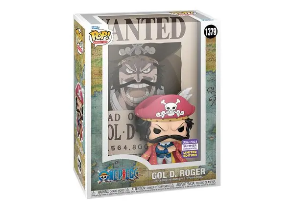 FUNKO Pop! Animation One Piece Poster Gol D. Roger Summer Convention Edition Figure #1379 - Multicolor
