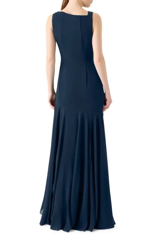 Akris Stud Embellished Silk Gown