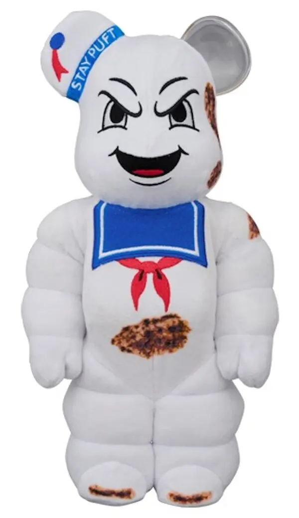 BE@RBRICK Stay Puft Marshmallow Angry Face Costume Ver. 400 - Multicolor