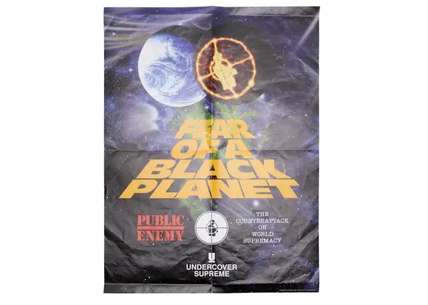 Supreme X Undercover X Public Enemy Fear Of A Black Planet Poster - Multicolor