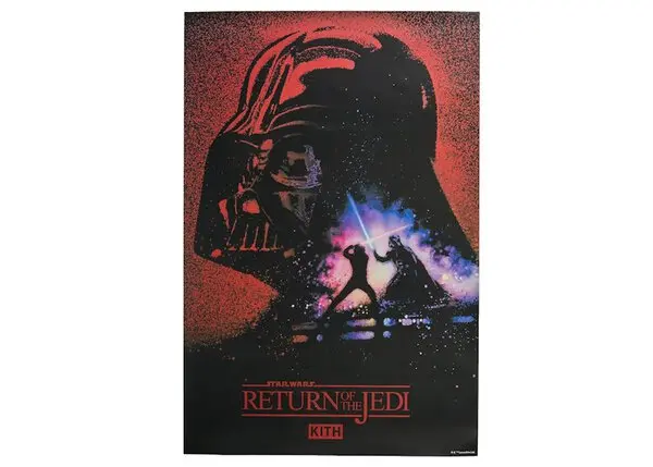 Kith X Star Wars Darth Vader Poster - Multicolor