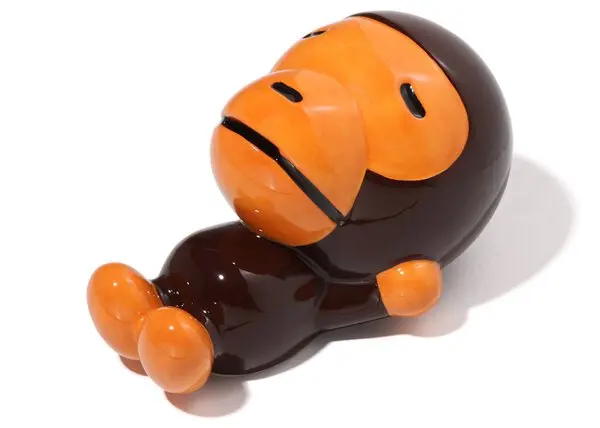 A BATHING APE Baby Milo Coin Bank Figure Brown - Multicolor