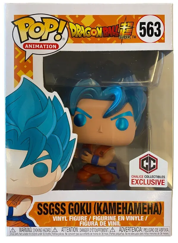 FUNKO Pop! Animation Dragonball Z Super Ssgss Goku Chalice Collectibles Exclusive Figure #563 - Multicolor