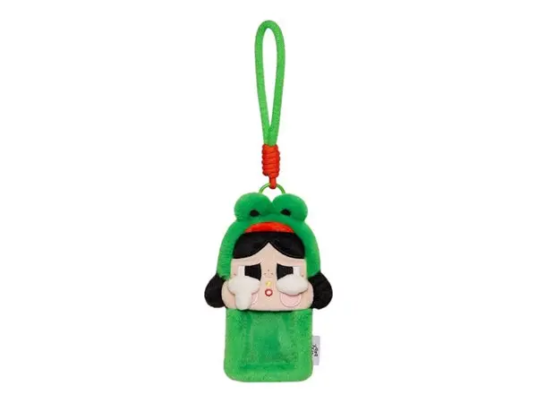 POP MART Crybaby Crying Again Series What A Frog Card Holder - Multicolor