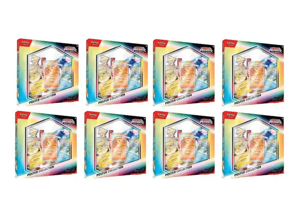 POKEMON Pokémon Scarlet & Violet Prismatic Evolutions Poster Collection 8x Lot Trading Card - Multicolor