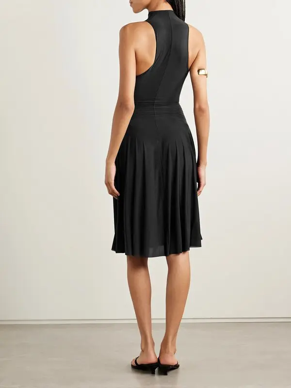 SKIMS Milky Sheer High Neck Midi Dress