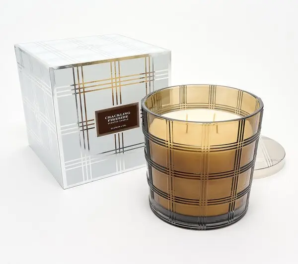 HOMEWORX BY SLATKIN + CO. As Is 50oz.crackling Fireside Candle - One-color