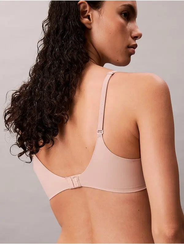 Calvin Klein Perfectly Fit Lace Push Up Plunge Bra - Cedar