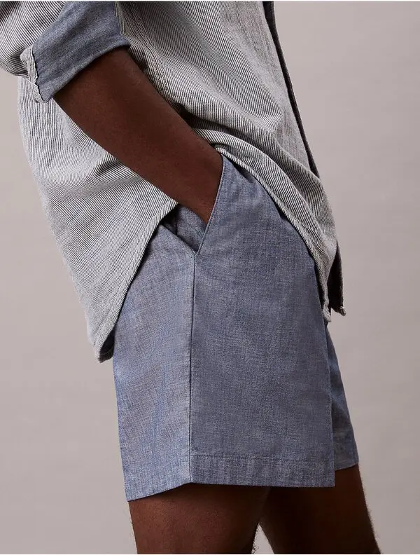 Calvin Klein Chambray Pull-on Shorts