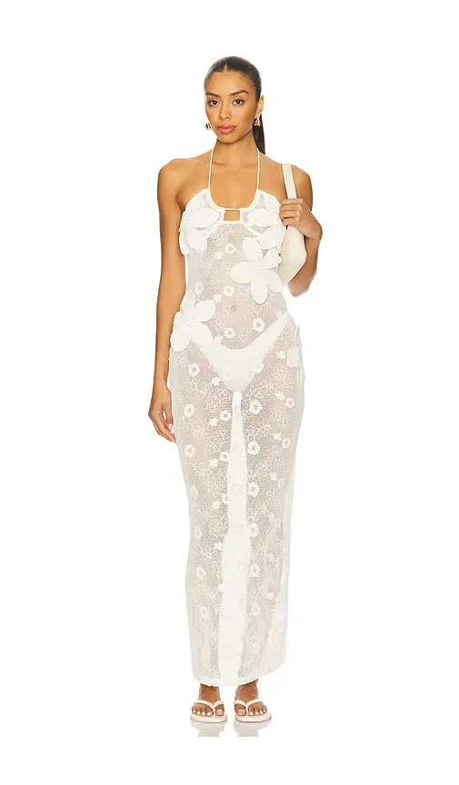 MORE TO COME Trina Maxi Dress - Ivory