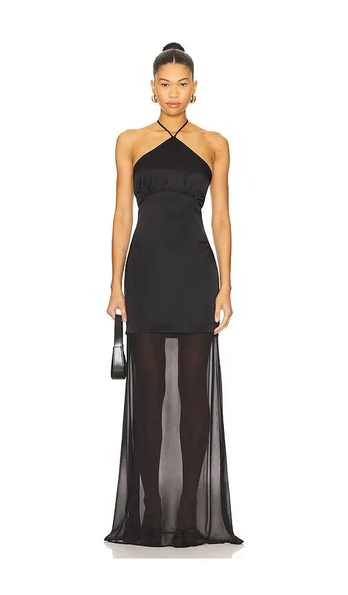 House Of Harlow 1960 X Taylor Gown - Black