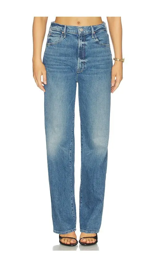 MOTHER High Waisted Tunnel Vision Sneak Jeans - Girls Just Want To Have Sun
