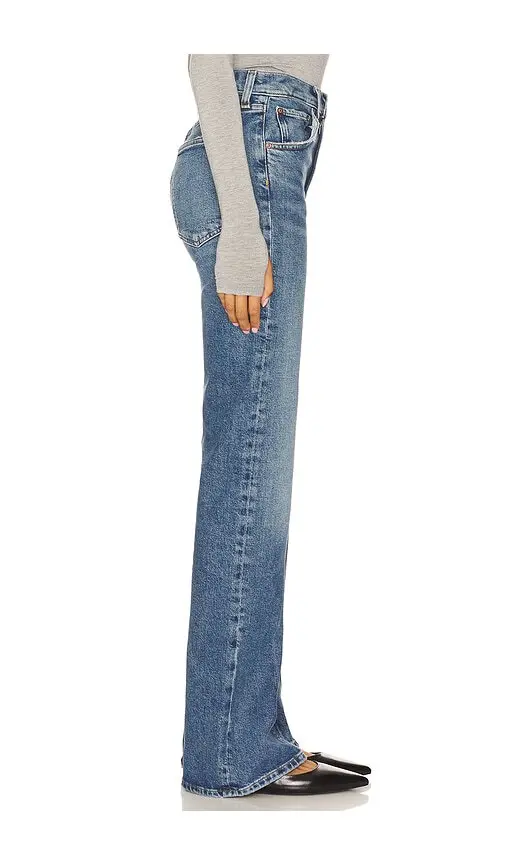 AGOLDE Mid Rise Kick Boot Jeans - Curve