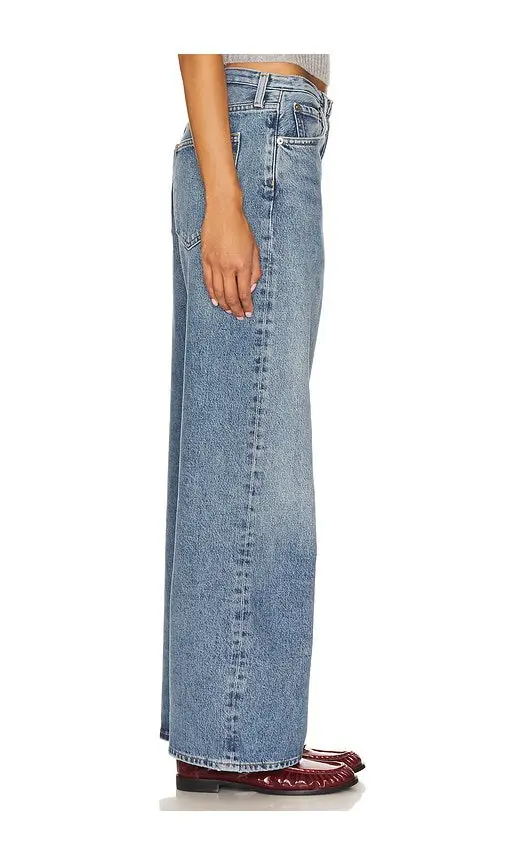 AGOLDE Keira Wide Leg Jeans - Downtown