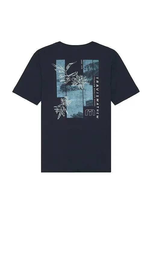Travis Mathew Best Trip Yet Tee In Navy