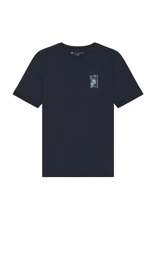 Travis Mathew Best Trip Yet Tee In Navy