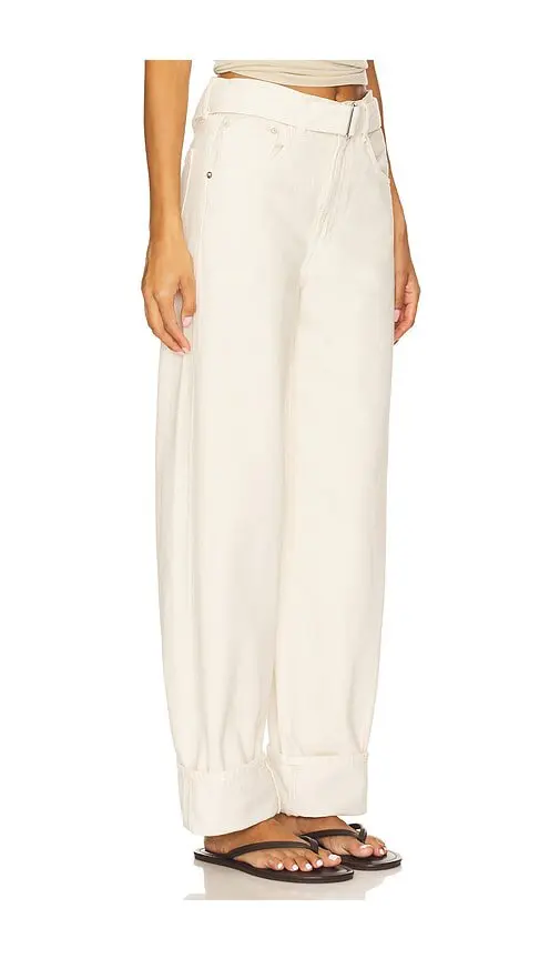 AGOLDE Cuffed Taper Jeans