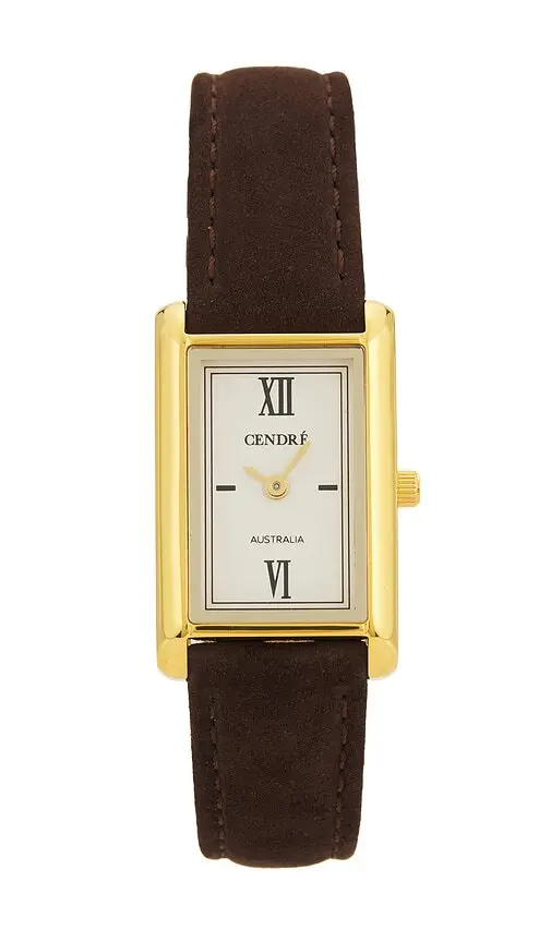 CENDRE Kelly Watch - White & Chocolate Suede