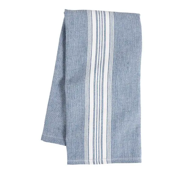 KAF HOME Strada Turkish Reversible Terry Kitchen Towel - Blue