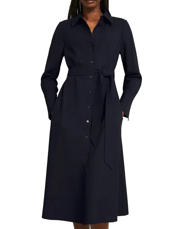 HOBBS LONDON Lyla Midi Shirt Dress