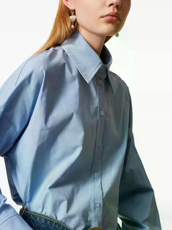 TWINSET Wide-cuff Button-down Shirt