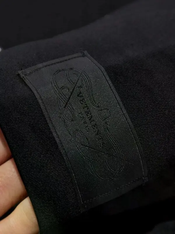 Vetements Padded-shoulder Wool Blazer - Black