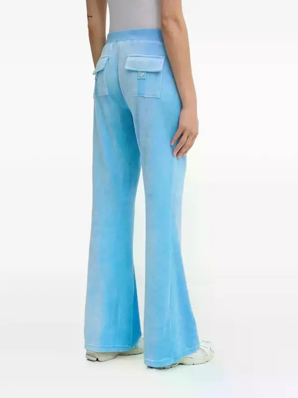 Juicy Couture Patch-pocket Velour Trousers