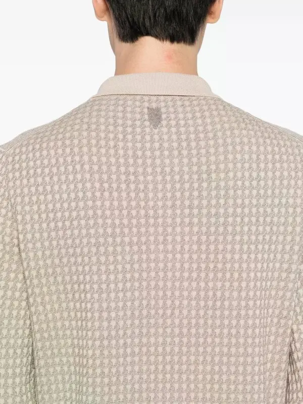 Canali Knitted Polo Shirt