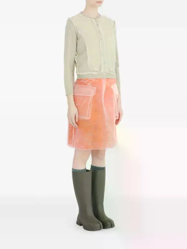 MAISON MARGIELA Frayed Cardigan - Neutrals