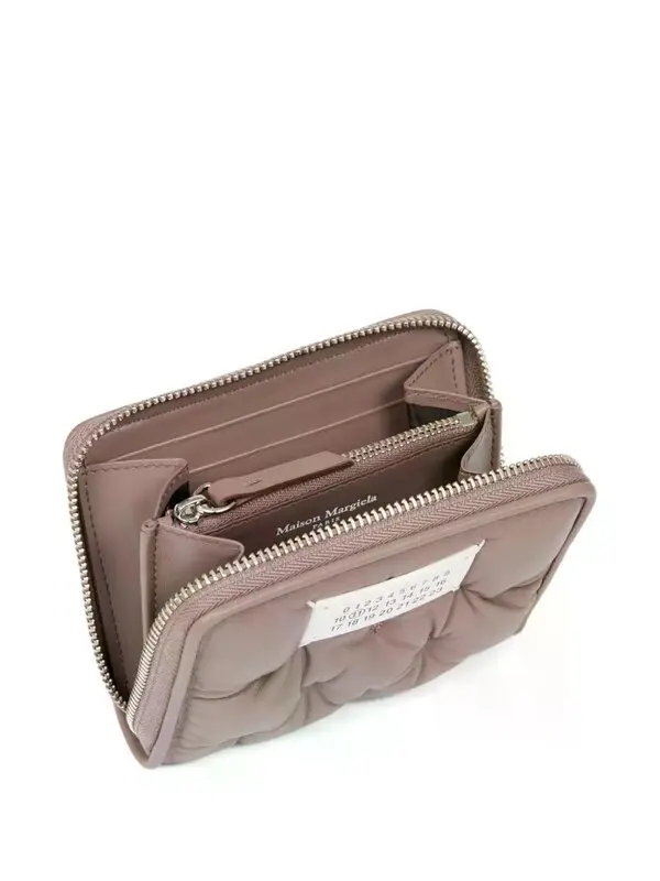 MAISON MARGIELA Quilted Zip-around Wallet - Neutrals
